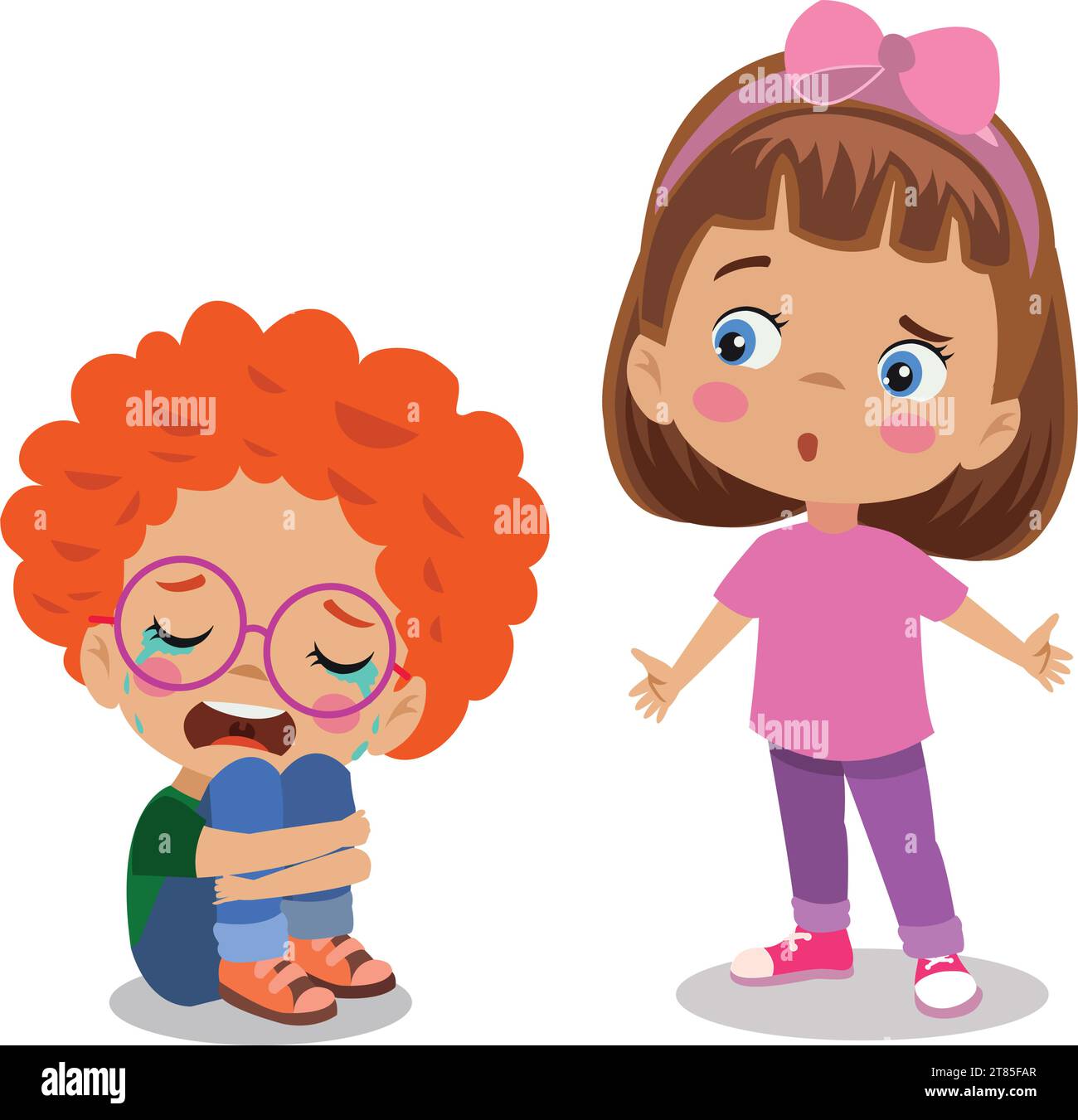 cute sad boy crying and tears Stock Vector Image & Art - Alamy