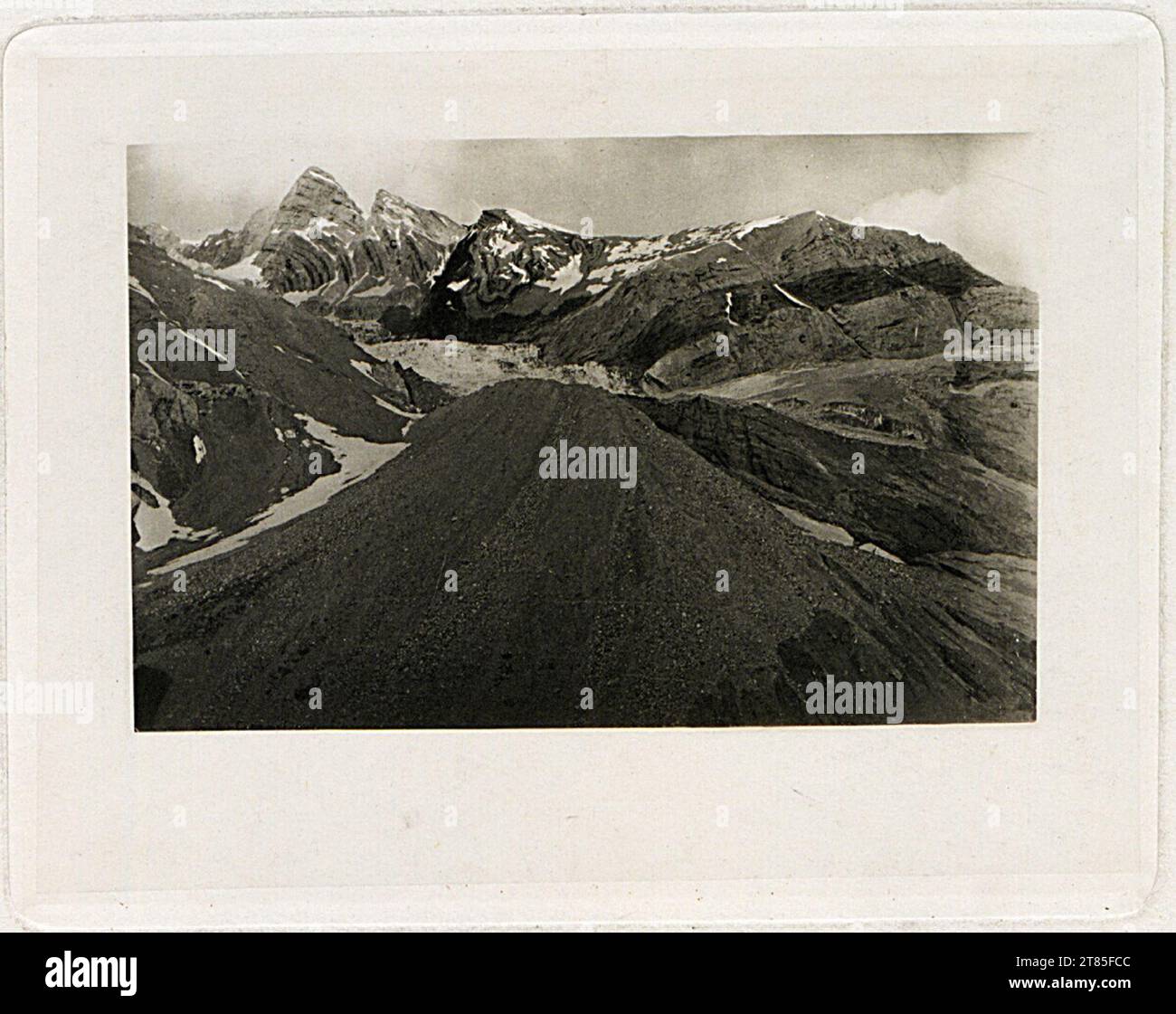 C.L. G. High Alpine landscape. Heliogravure on Japanese paper, on the ...