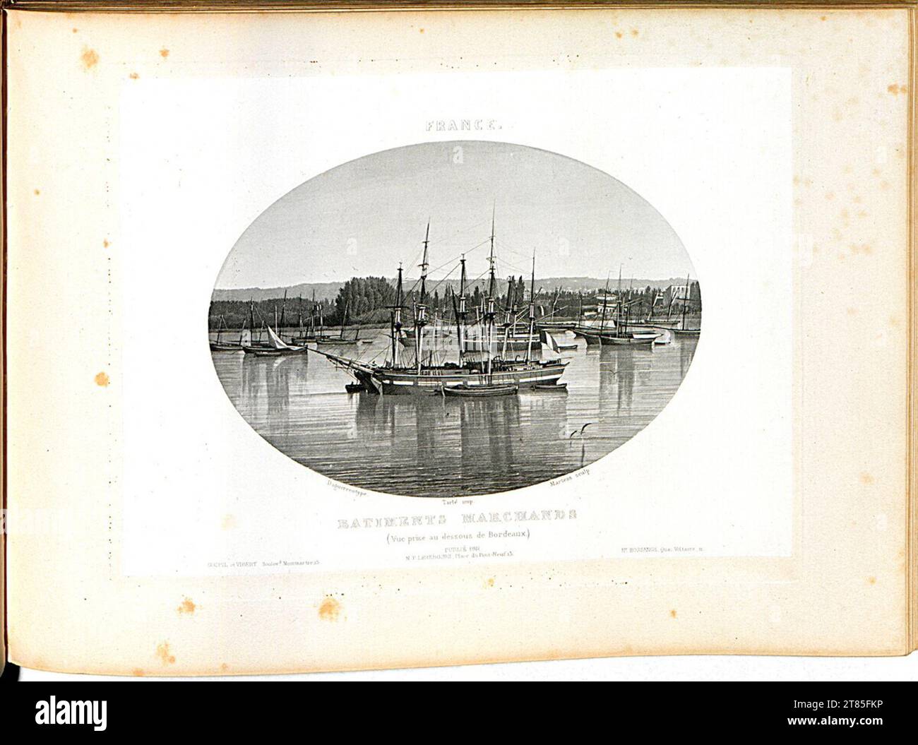 Noël-Marie Paymal Lerebours Merchant buildings (view taken below ...