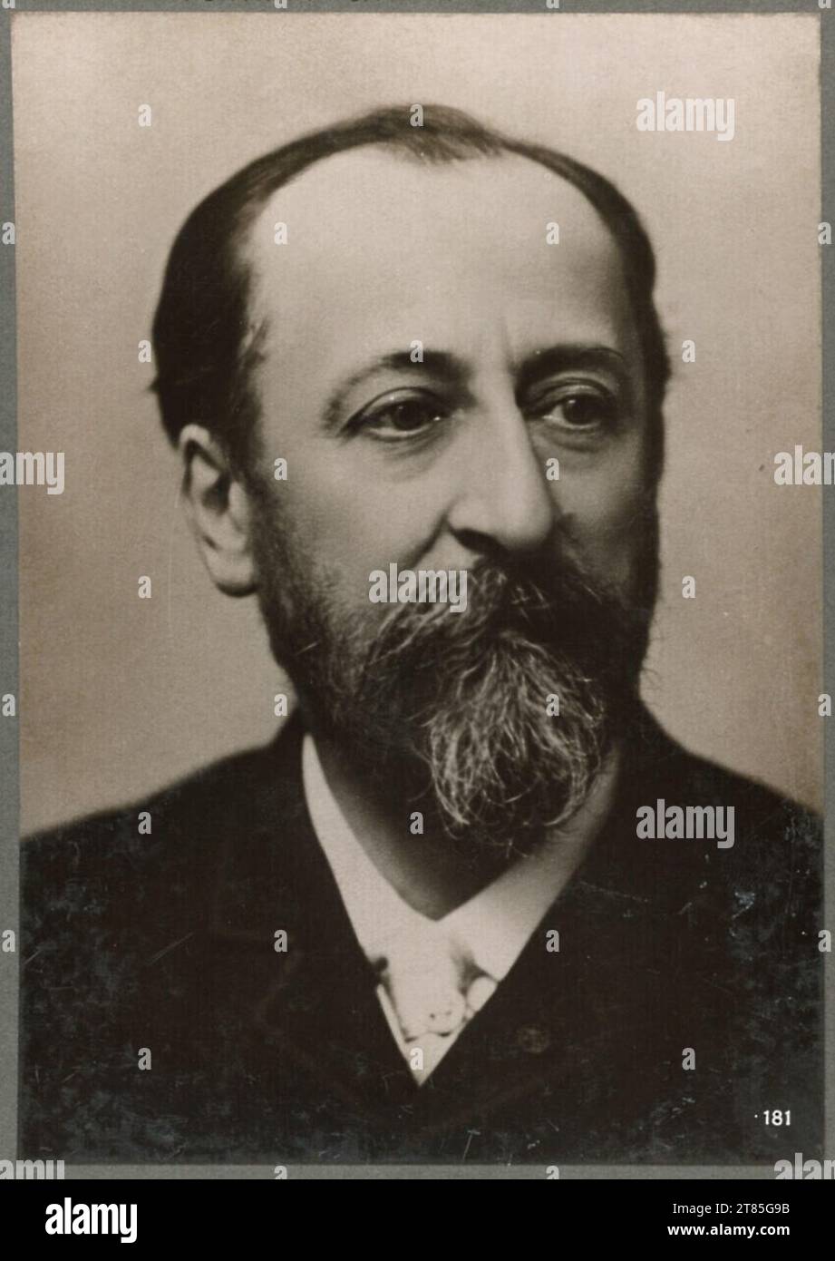 Wilhelm Dreesen C. Saint-Saens. Silver gelatin paper, on the box box ...