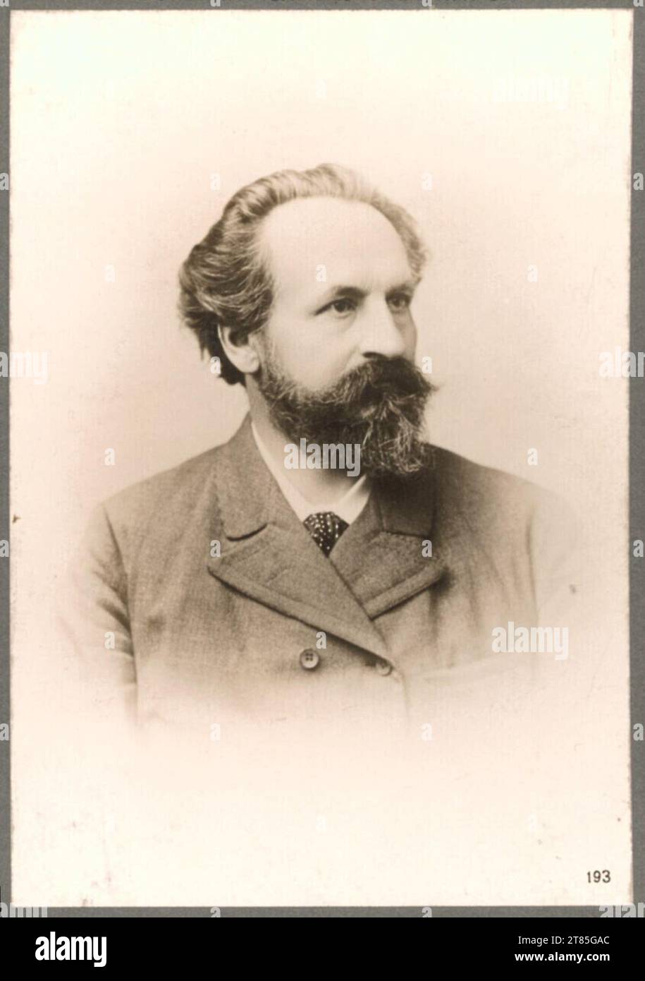 Wilhelm Dreesen Adolf Wilbrandt. Silver gelatin paper, on the box box ...