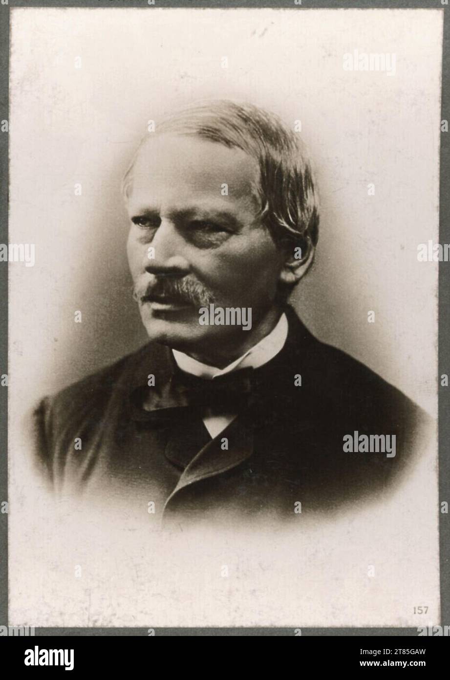 Wilhelm Dreesen Gustav Freytag. Silver gelatin paper, on the box box ...