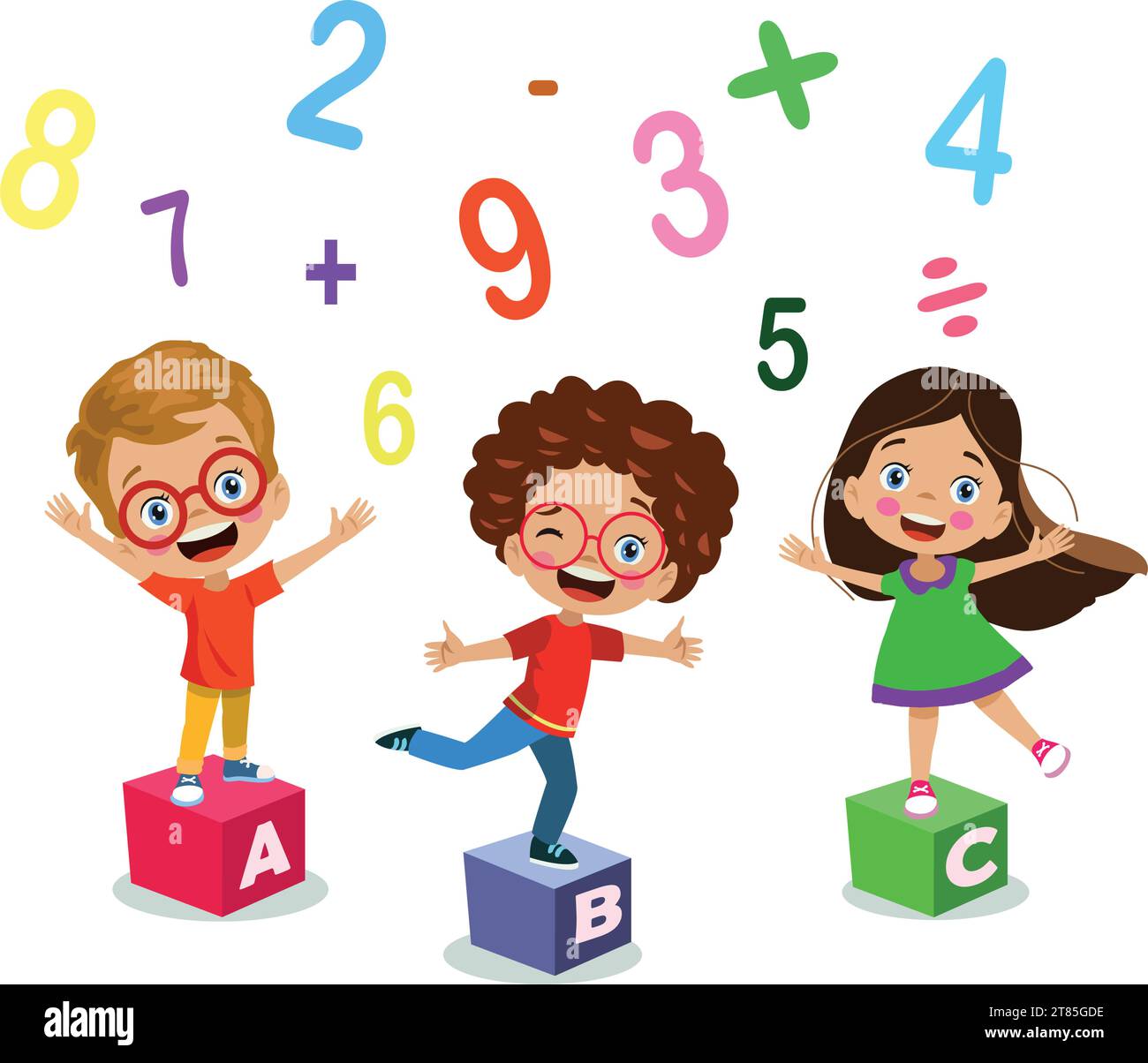 Educational friendship Stock Vector Images - Alamy
