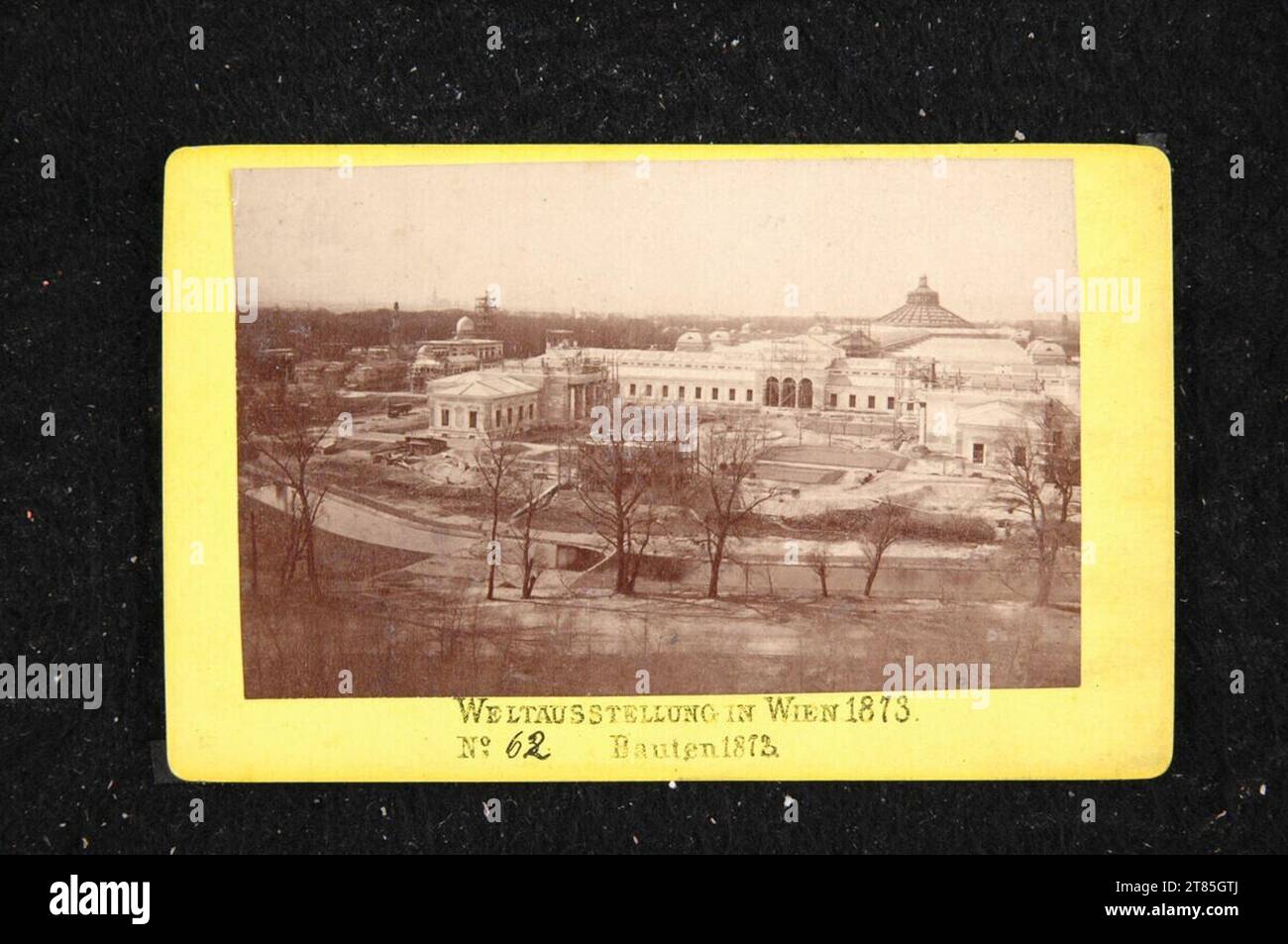 Wiener Photographen-Association Buildings for the world exhibition in Vienna 1873. Albumin paper ...