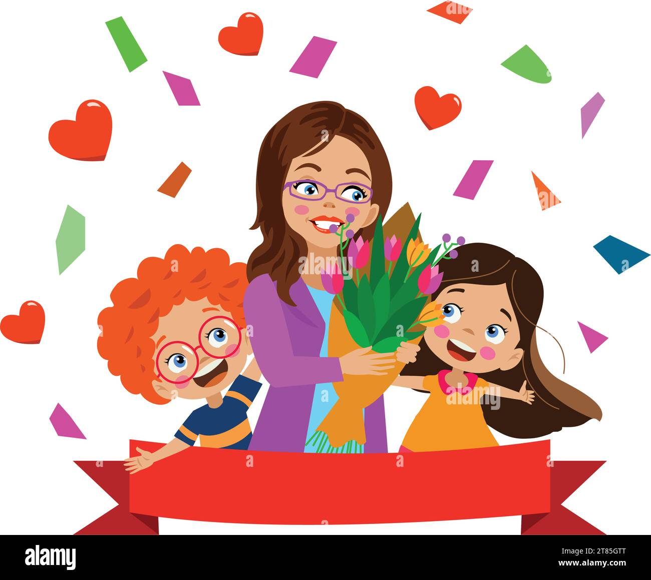 Happy teachers day hand Stock Vector Images - Alamy