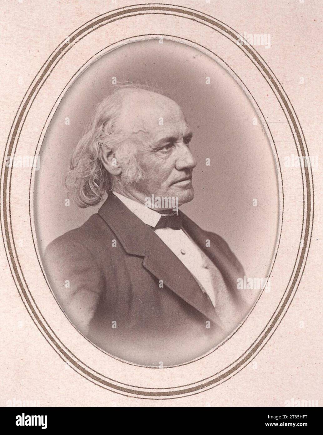 Ludwig Angerer Portrait. Albumin paper, on an undercarton, behind ...