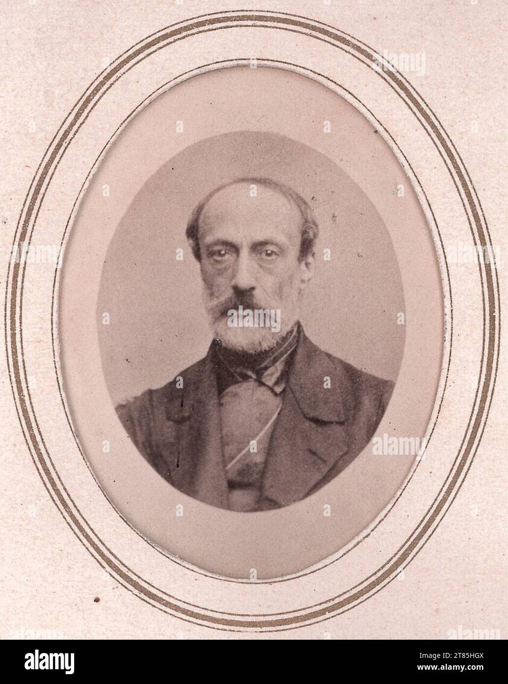 Ludwig Angerer Portrait. Albumin paper, on an undercarton, behind ...