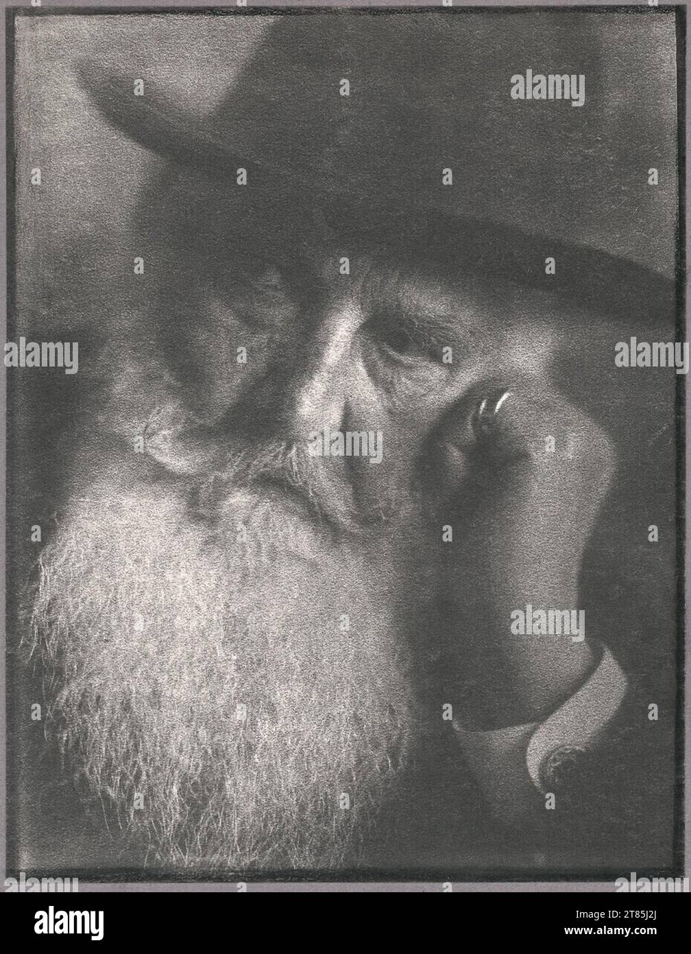 Atelier Koppitz Men's portrait. Rubber printing, photo on three bodies ...