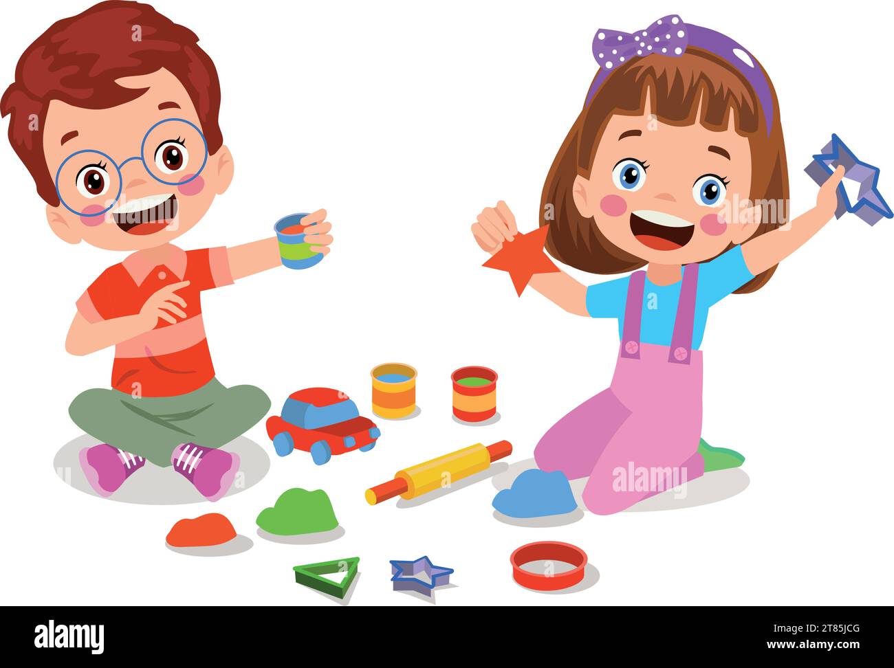 Kids play dough Stock Vector Images - Alamy