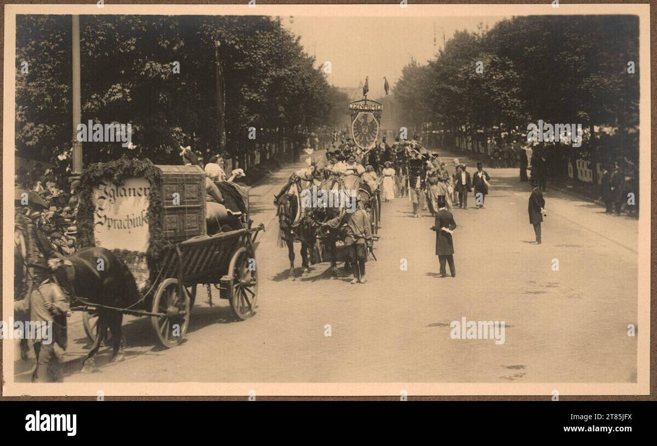 Kunst- und Verlagsanstalt Josef Löwy Kaiser homage to the vienna 1908 ...