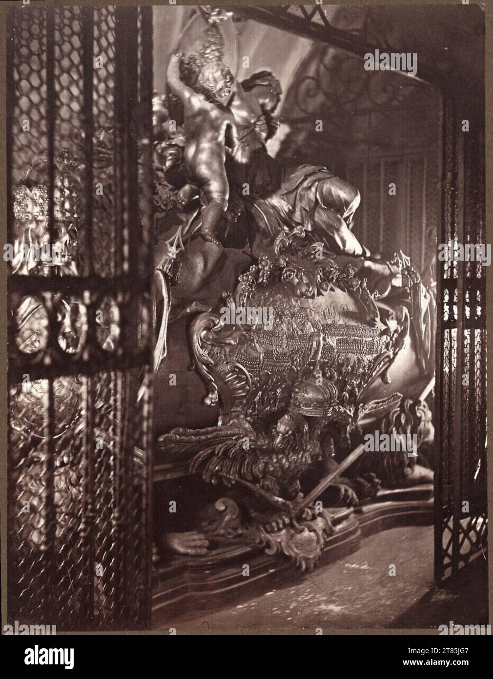 Julius Leth The sarcophagus of Emperor Charles VI. in the Capuchin ...