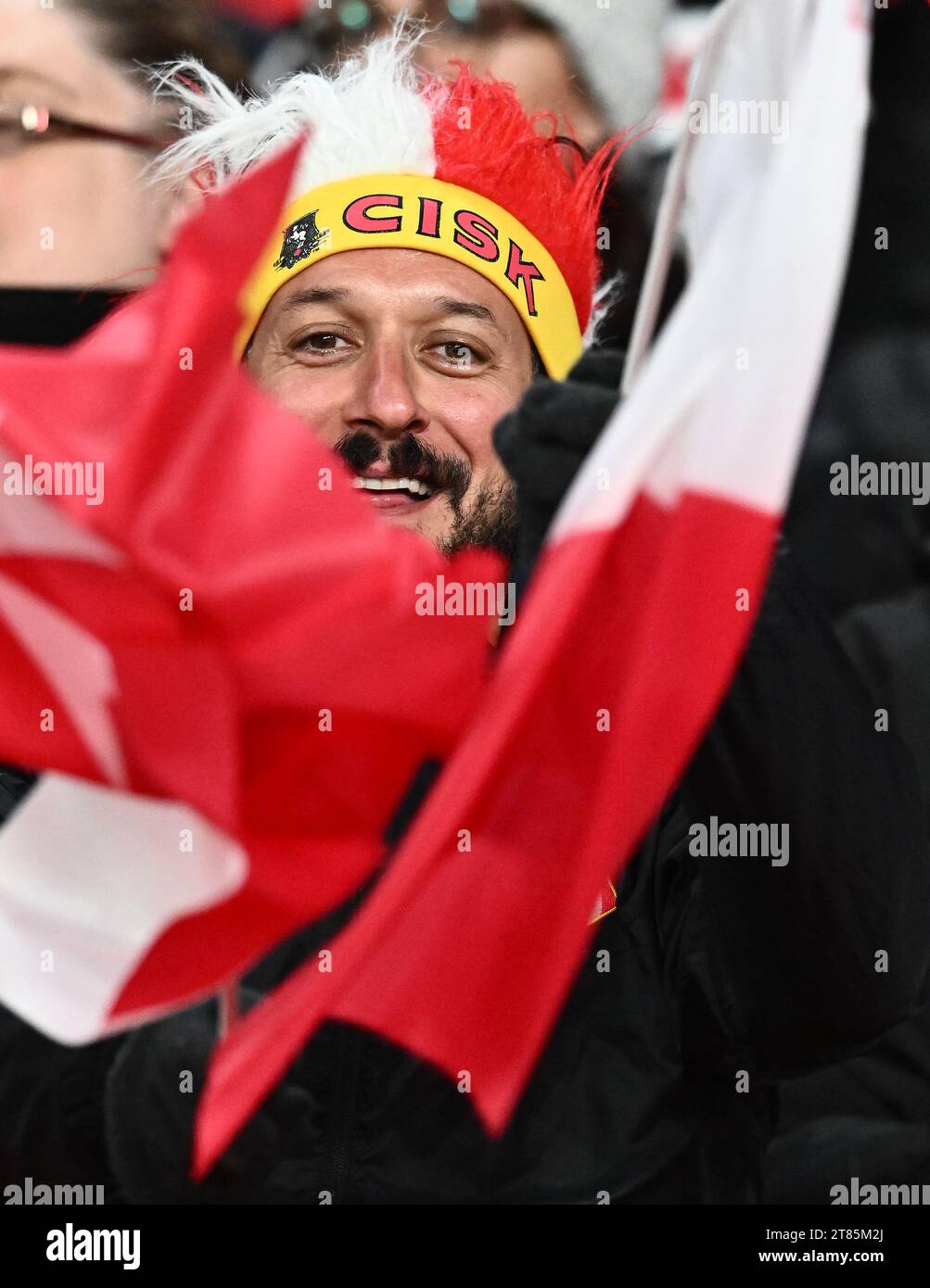 LONDON, ENGLAND - November 17: Fans of Malta during the UEFA EURO 2024 ...