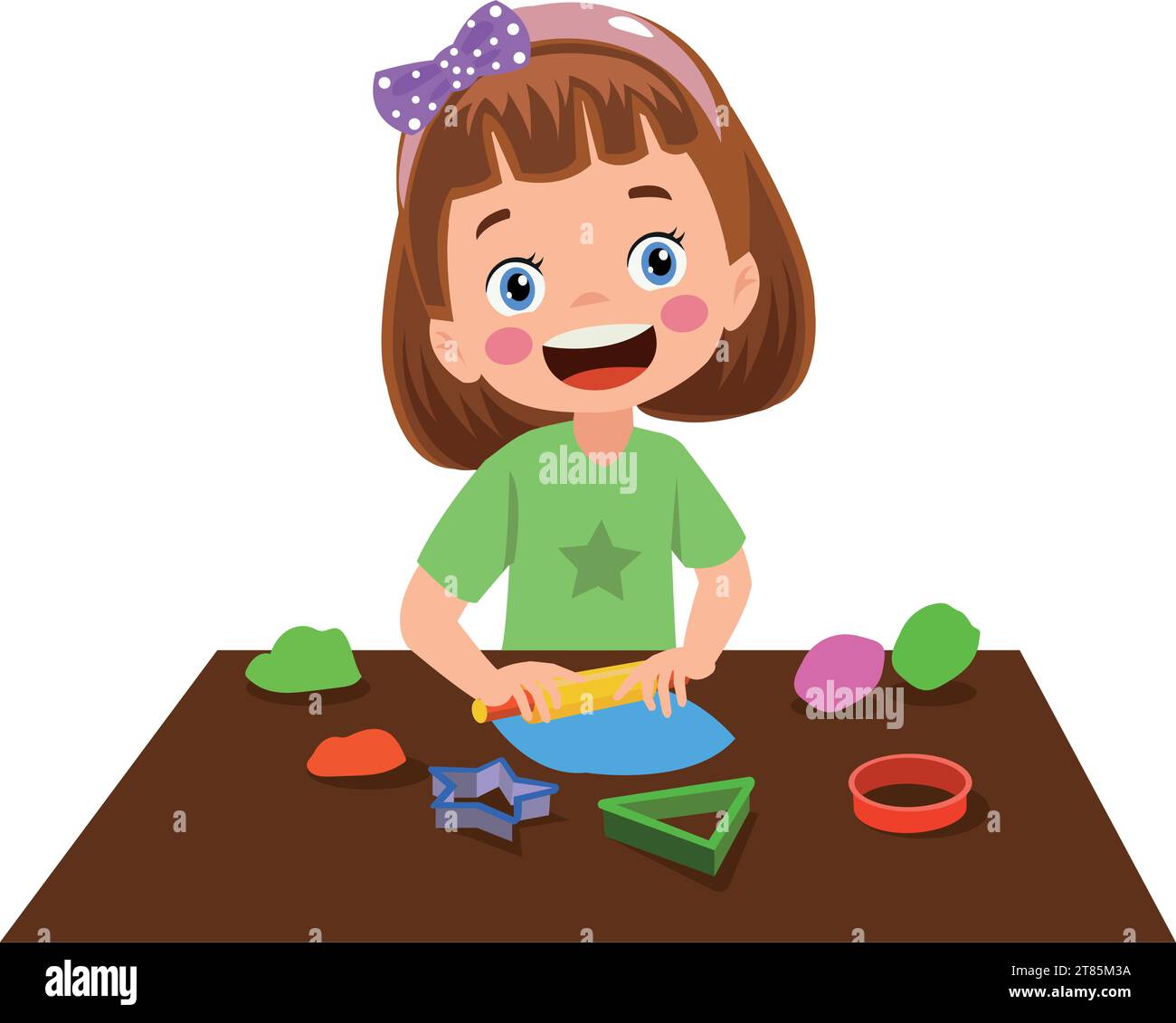 Figure of clay Stock Vector Images - Alamy