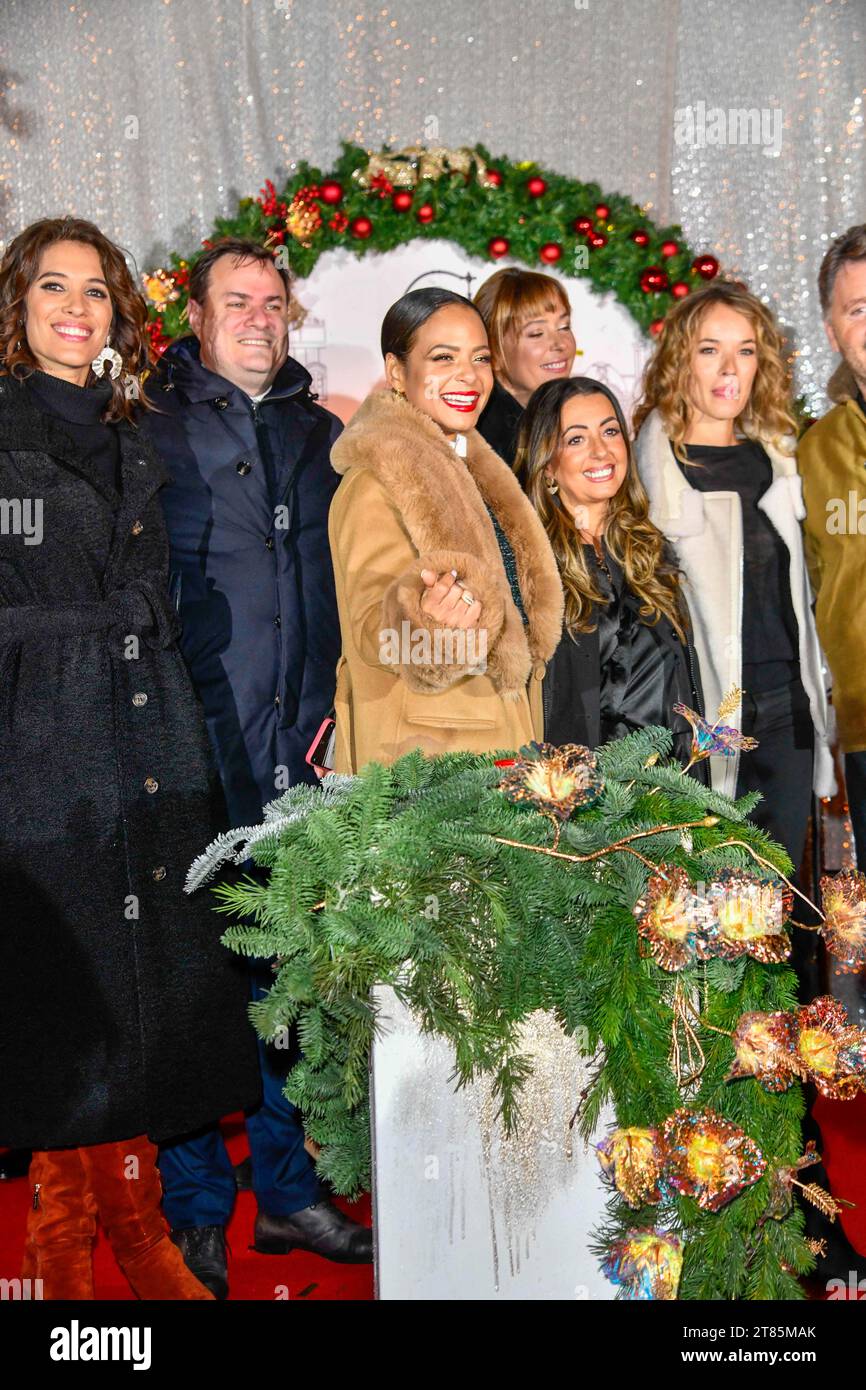Paris, France. 18th Nov, 2023. Laurie Cholewa, Philippe Lellouche ...