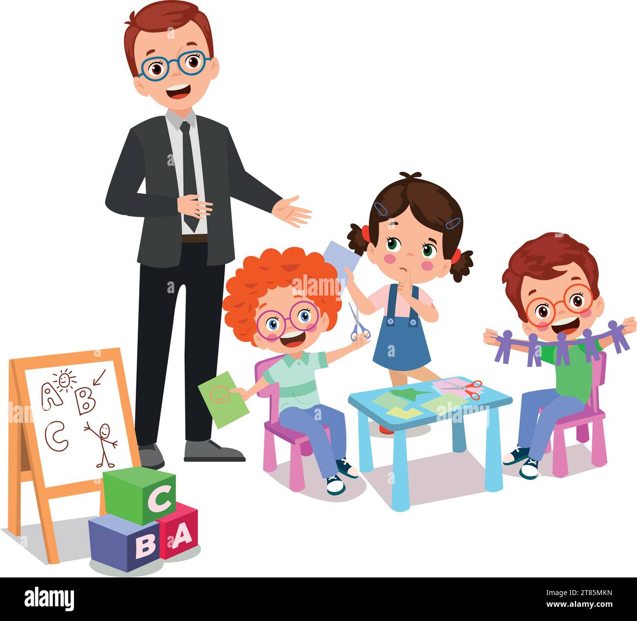 Small group of students Cut Out Stock Images & Pictures - Alamy