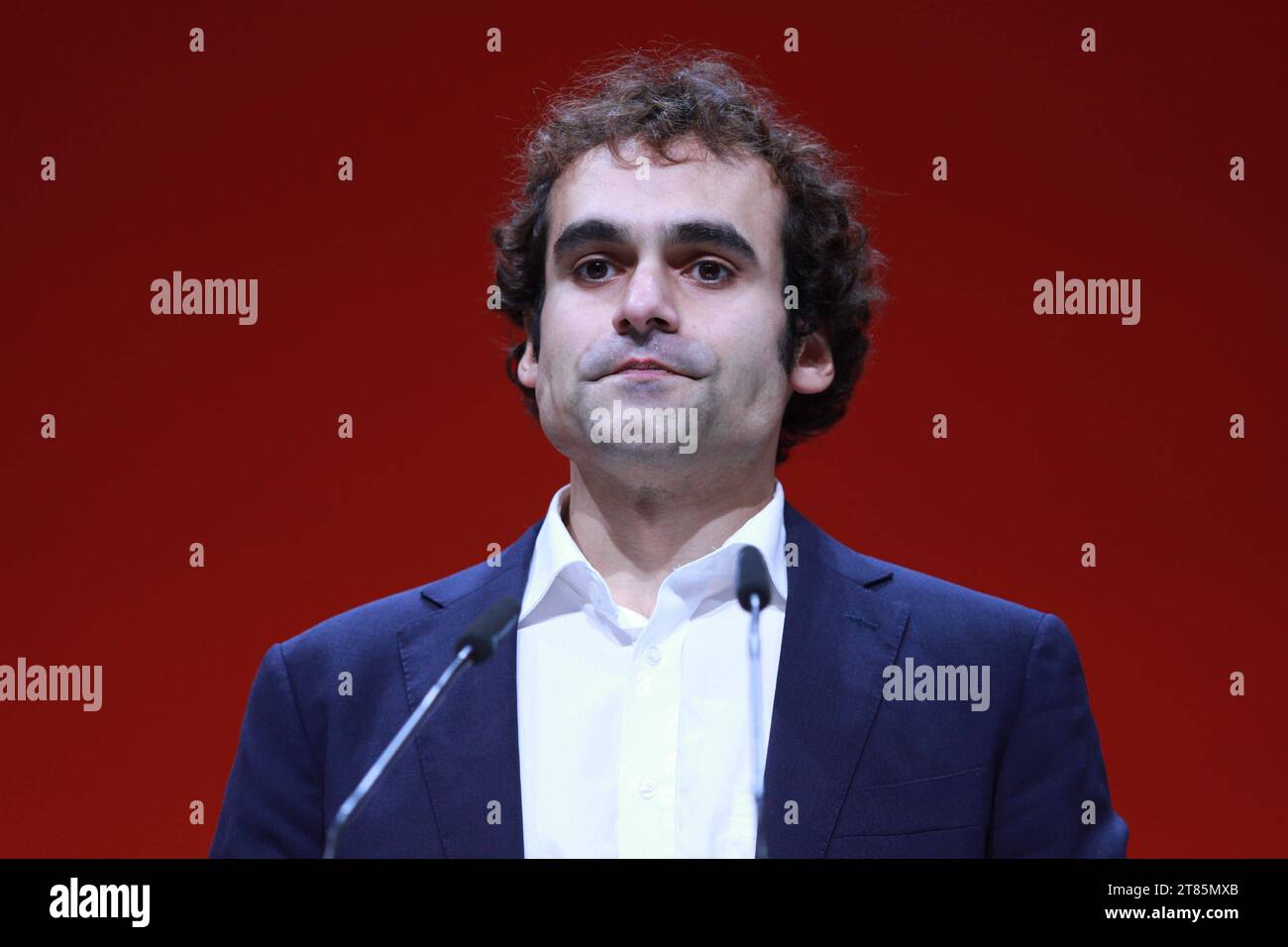 Augsburg, Bayern, Deutschland, 18.11.2023: Parteitag der Linkspartei in ...