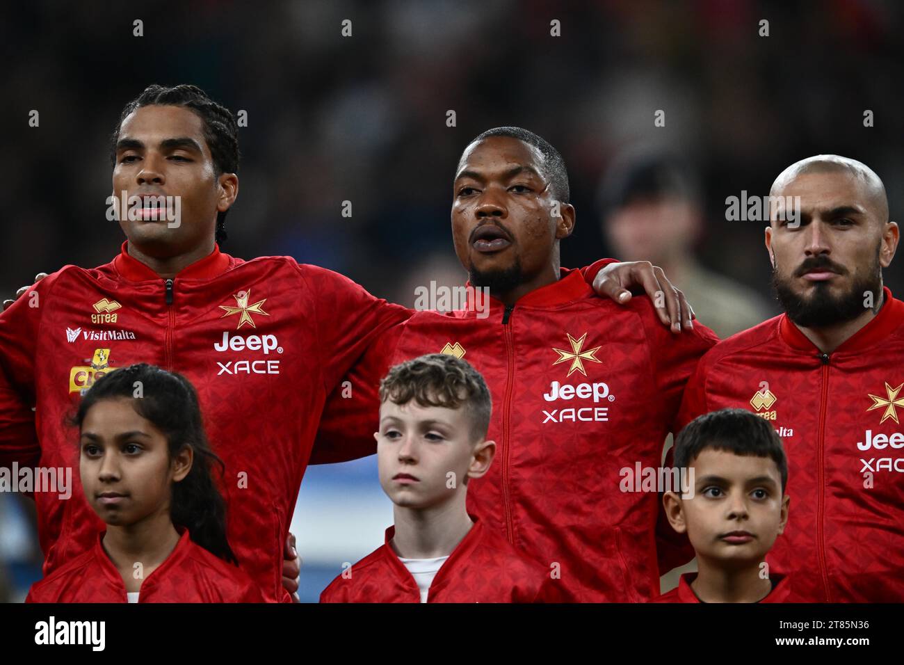 LONDON, ENGLAND - November 17: Yannick Yankam, Kemar Reid, Teddy Teuma ...