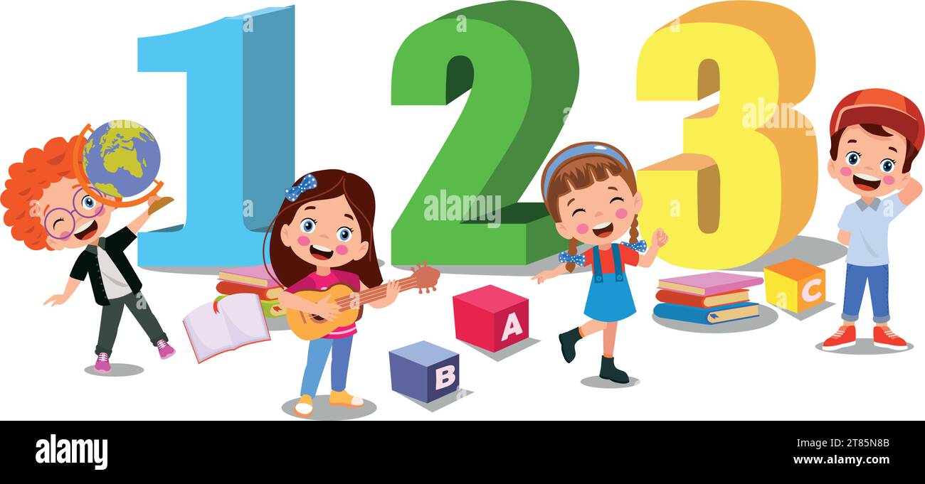 Elementary math vector vectors hi-res stock photography and images - Alamy