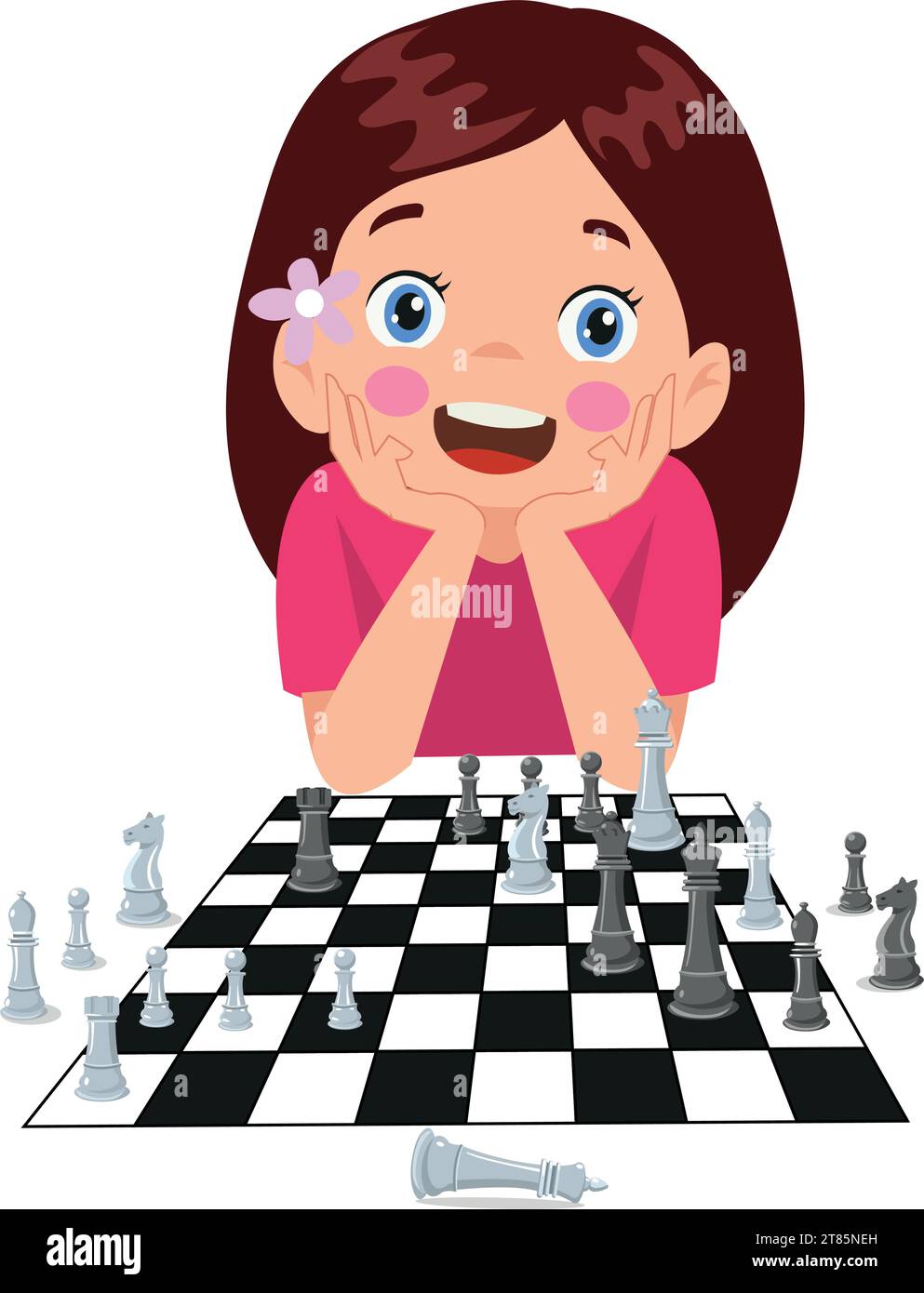 Cartoon illustration rook chess piece hi-res stock photography and ...