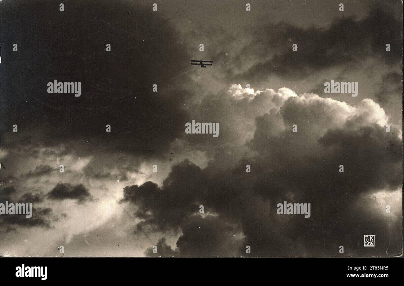 Rudolf Koppitz Aviation. Silver gelatin paper 1916 , 1916 Stock Photo ...