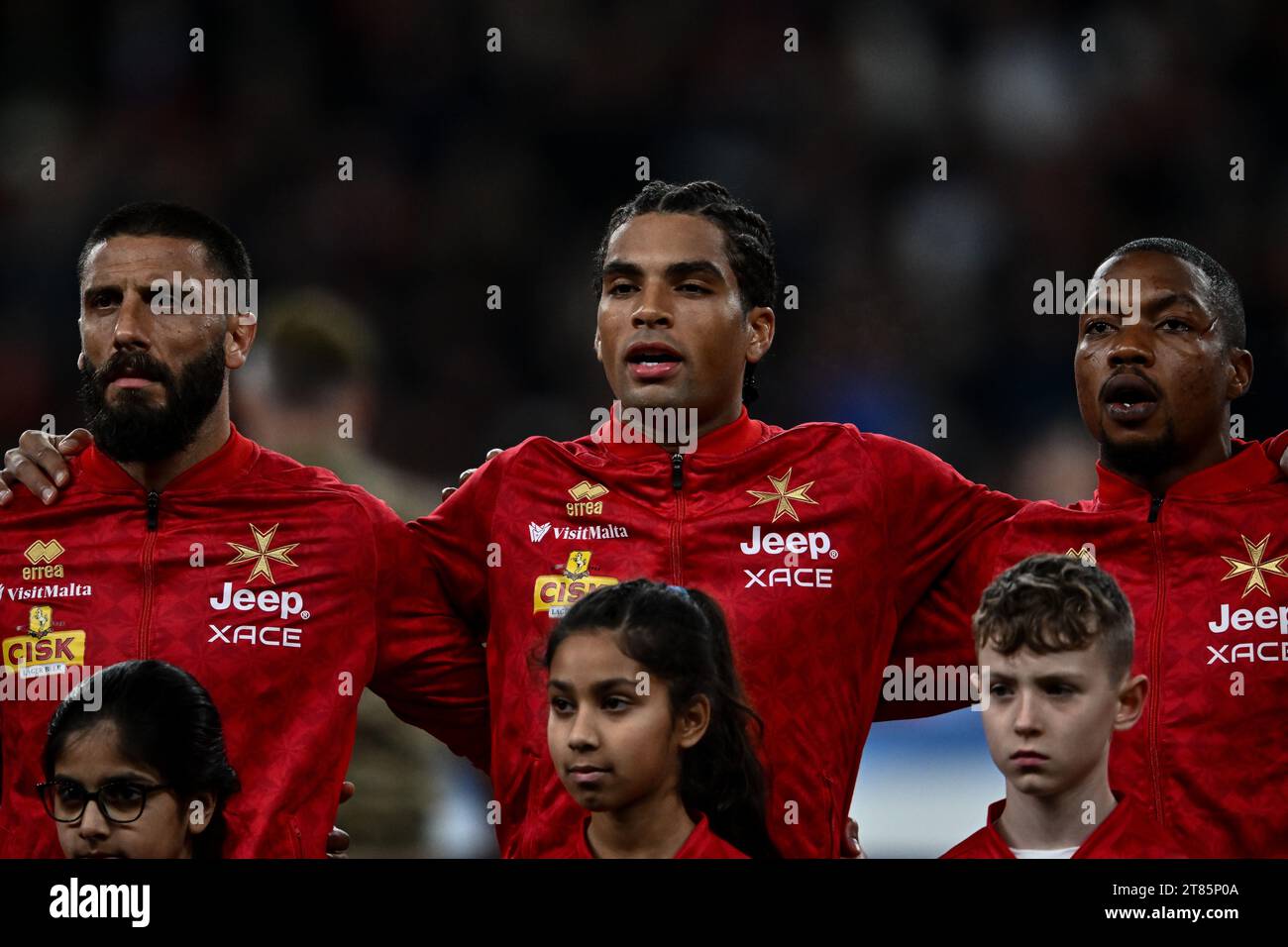 LONDON, ENGLAND - November 17: Enrico Pepe, Yannick Yankam, Kemar Reid ...