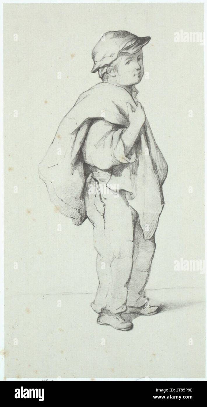 Louis-Alphonse Poitevin Reproduction: chalk drawing of a street or ...