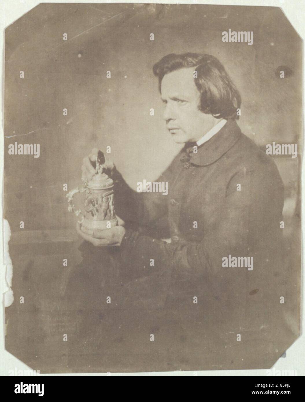 Alois Löcherer Portrait of the artist Andreas Fortner. Salt paper, from ...