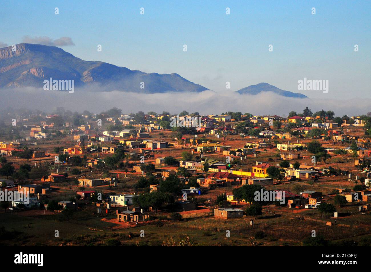 As the world battles climate change mist covers Maja village on the ...