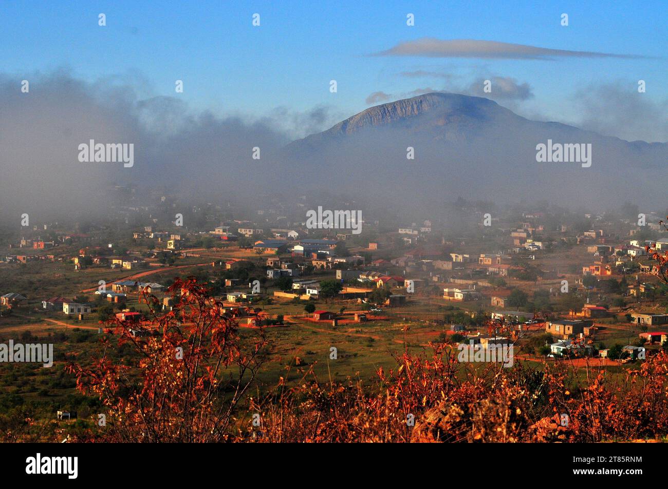 As the world battles climate change mist covers Maja village on the ...