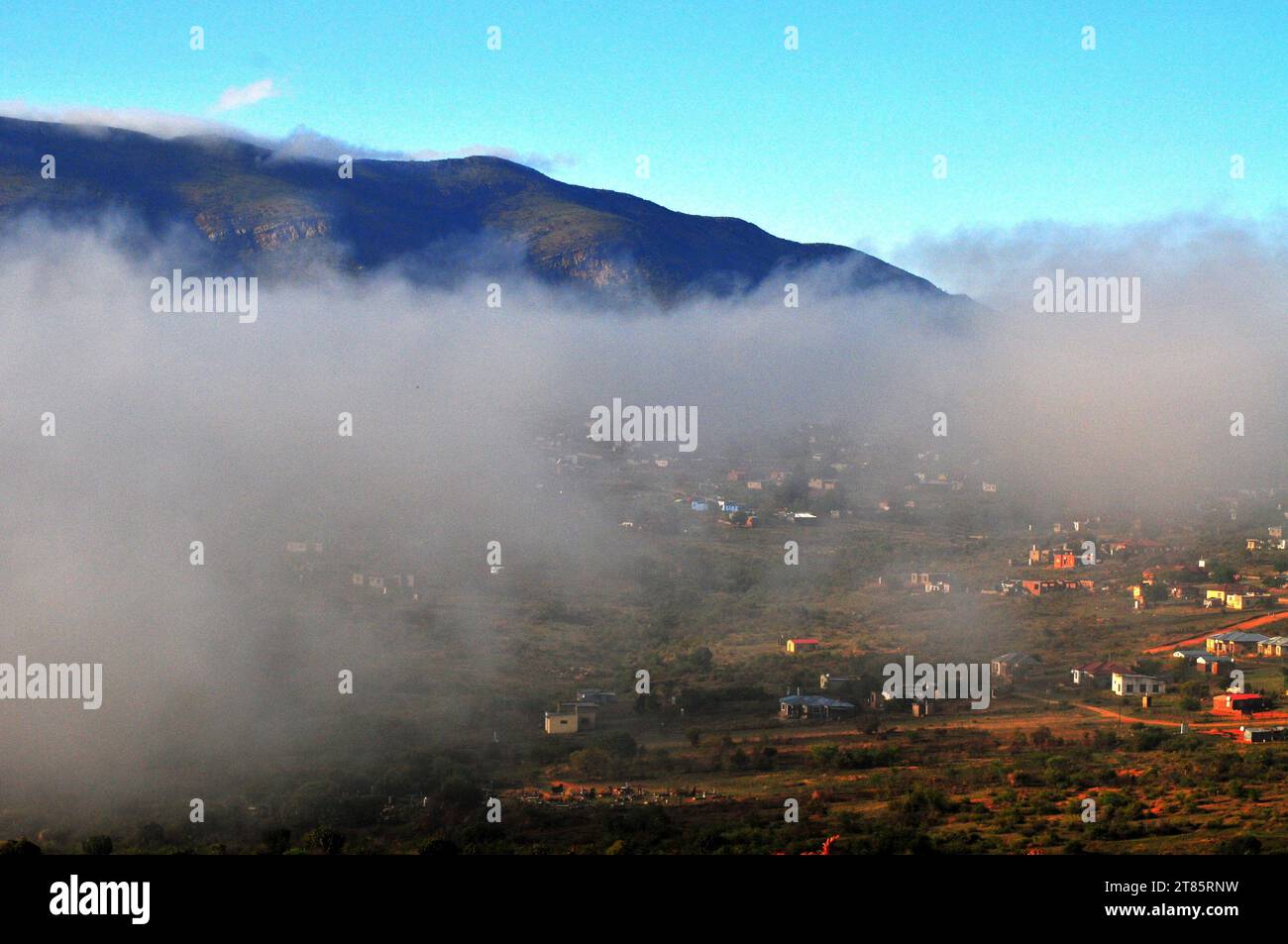As the world battles climate change mist covers Maja village on the ...
