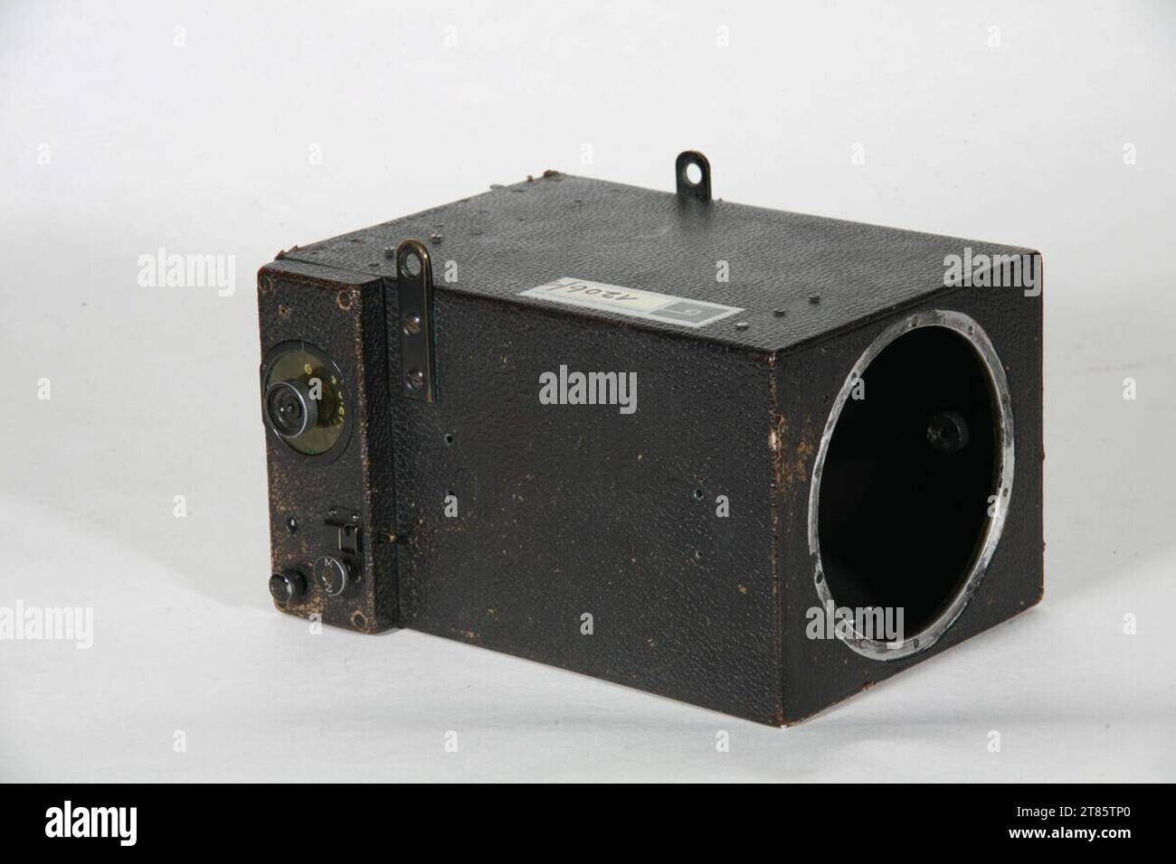Rudolf Lechner (Wilhelm Müller) Aviation box camera - 9 x 12 cm. Wood ...