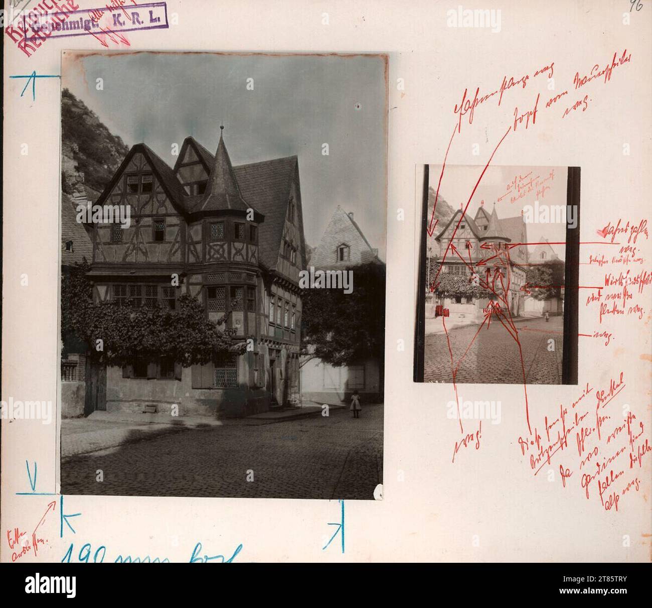 Dr. Erwin Theodor Quedenfeldt Fachwerkhaus in Bacharach am Rhein. From ...