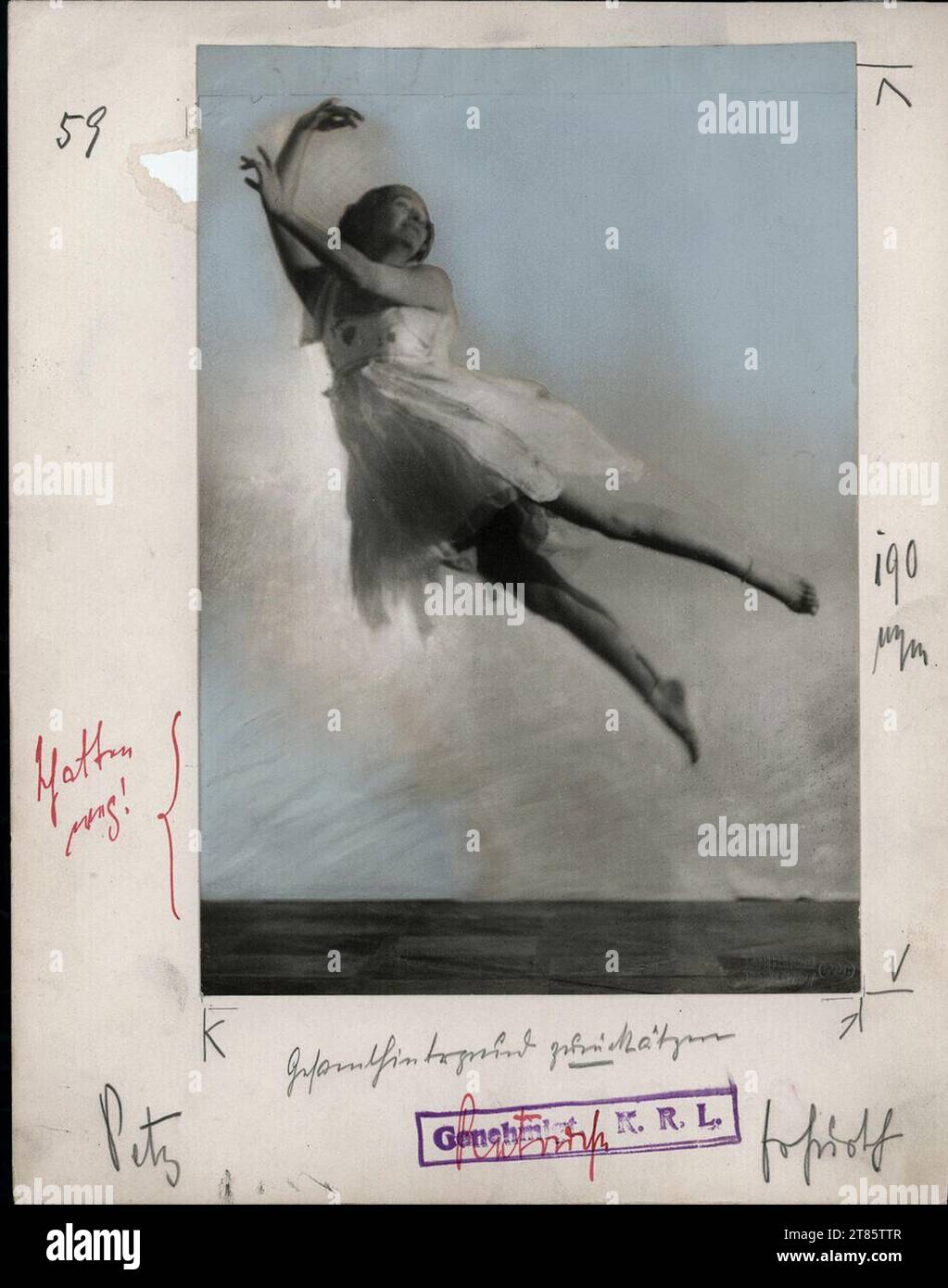 Hugo Erfurth Ugly petz. Silver gelatin paper, retouching, on the box ...