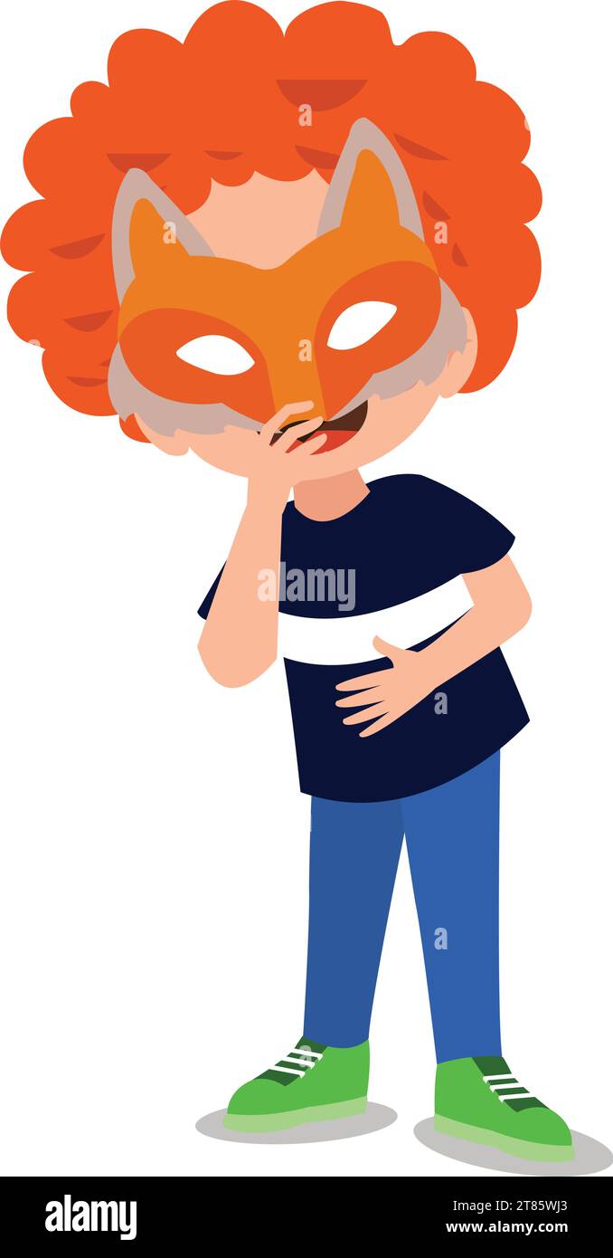 Child, fox, costume Cut Out Stock Images & Pictures - Alamy