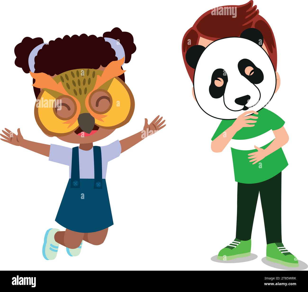 Cute masks Stock Vector Images - Alamy