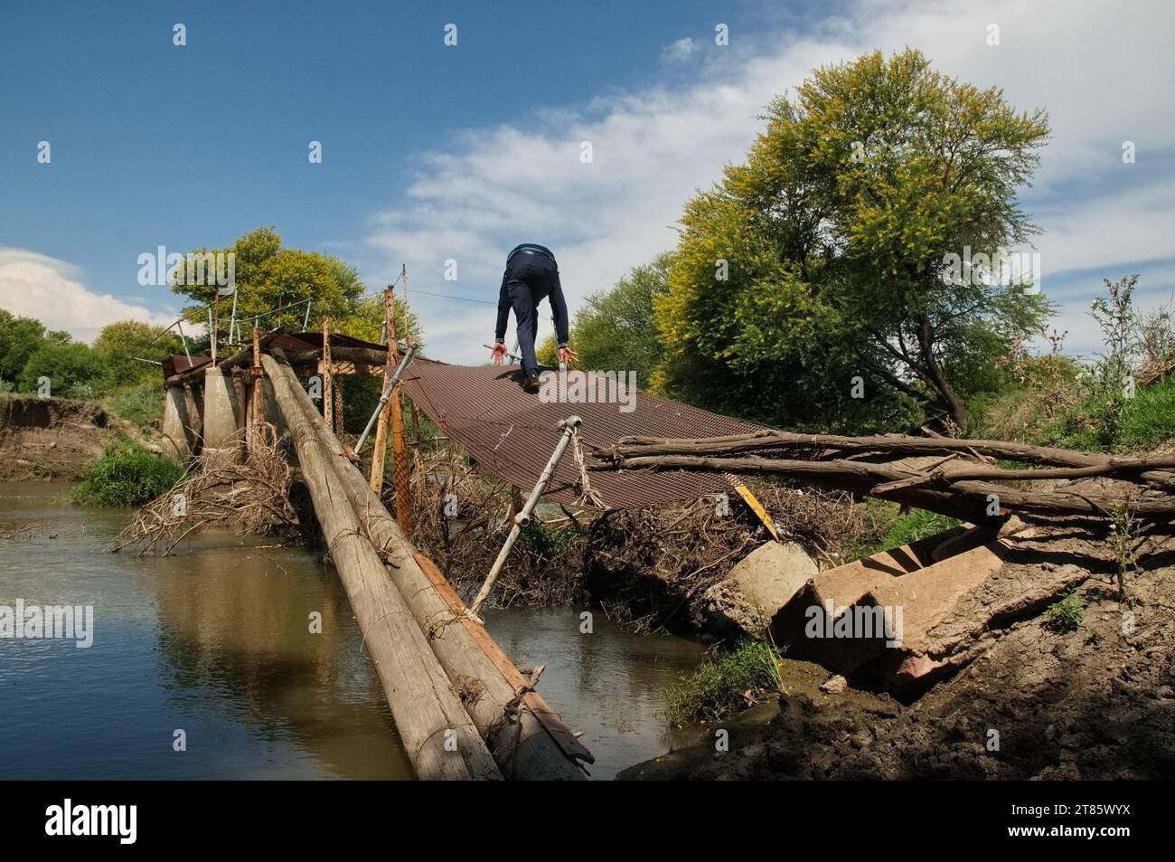 Residents of the rural village of Potoane in North West province South ...