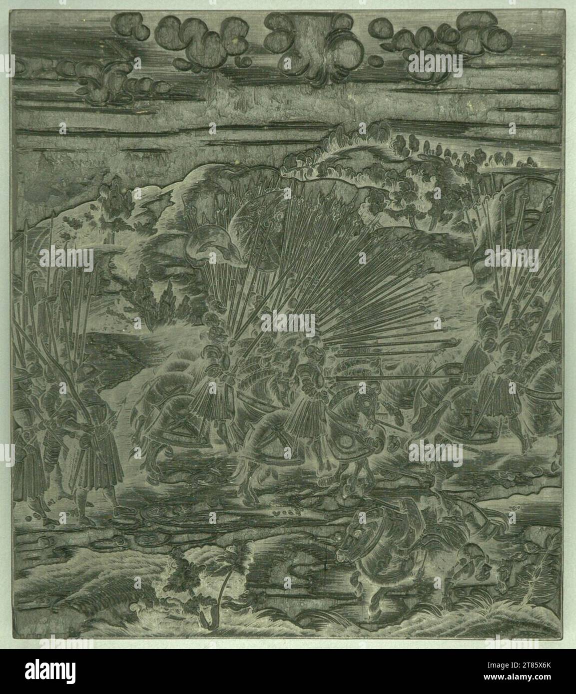 Leonhard Beck The "Weißkunig" Emperor Maximilians I.: Battle scene ...