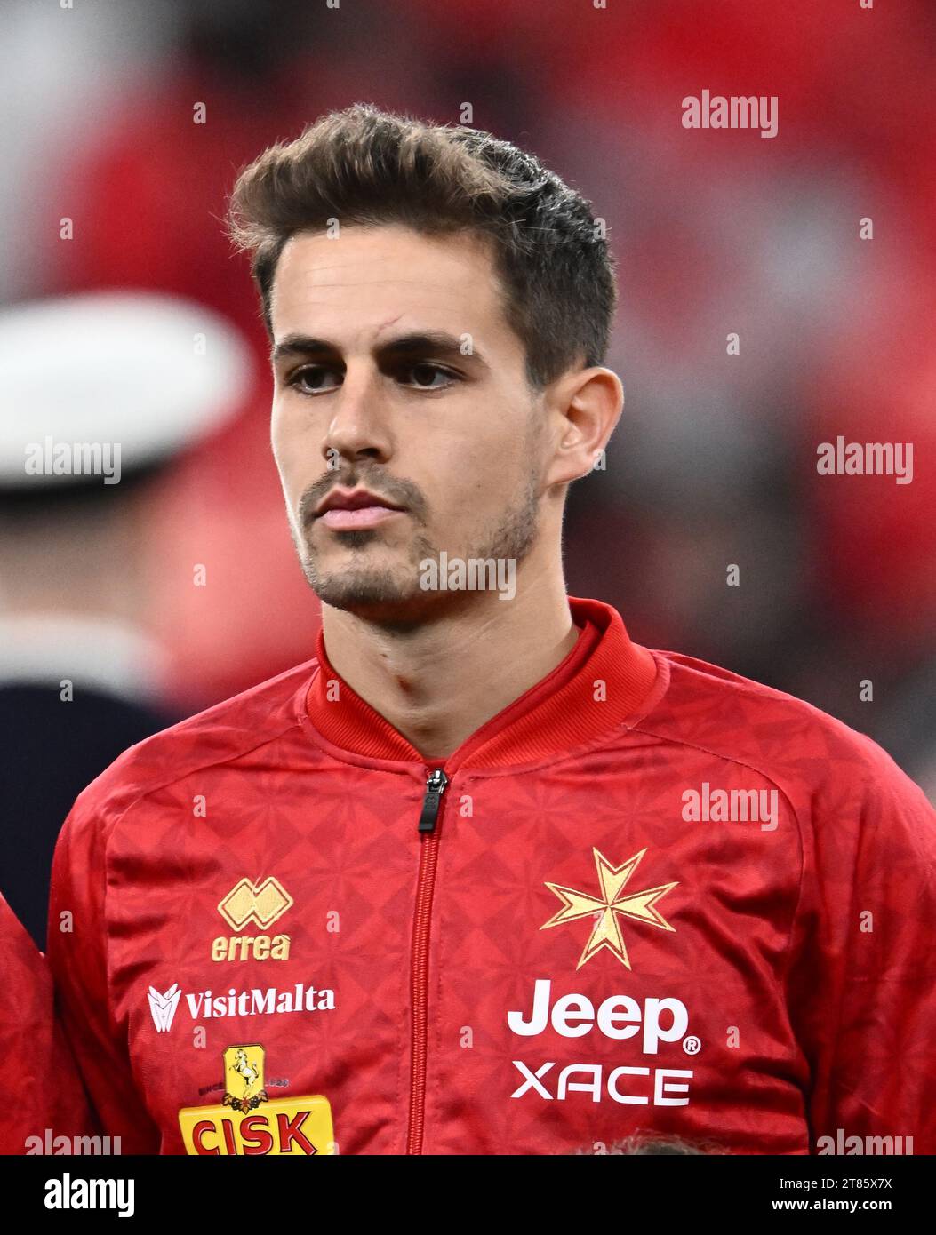 LONDON, ENGLAND - November 17: Matthew Guillaumier of Malta head shot ...