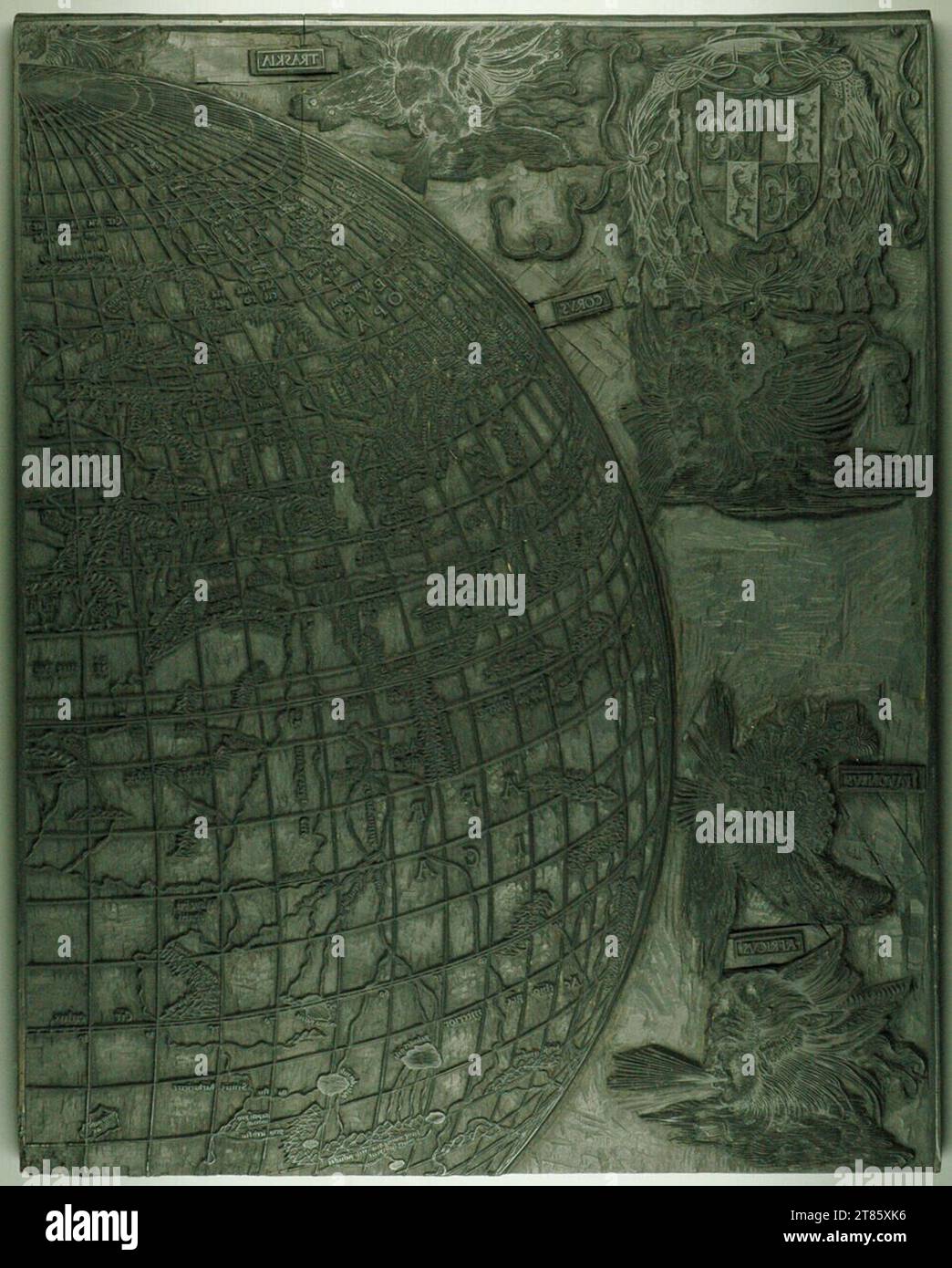 Albrecht Dürer The world map of Johannes Stibius (Mappa Mundi): eastern ...