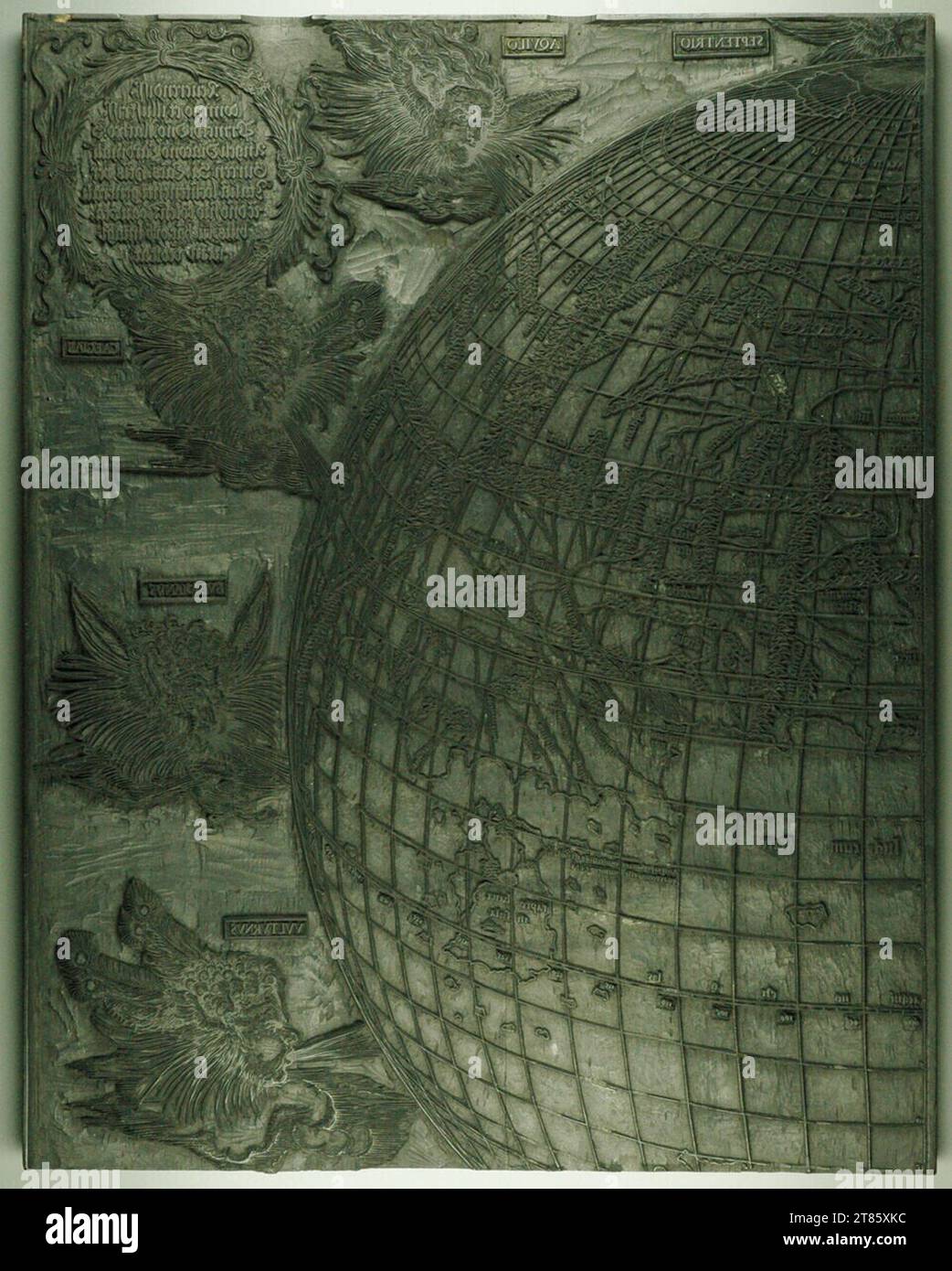 Albrecht Dürer The world map of Johannes Stibius (Mappa Mundi): eastern ...