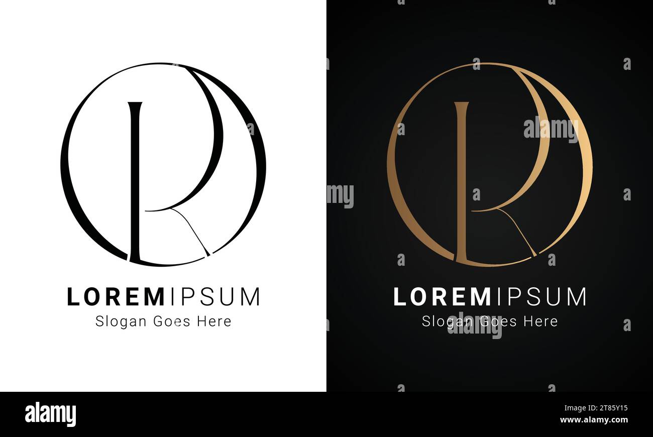 Luxury Initial RO or OR Monogram Text Letter Logo Design Stock Vector Image & Art - Alamy