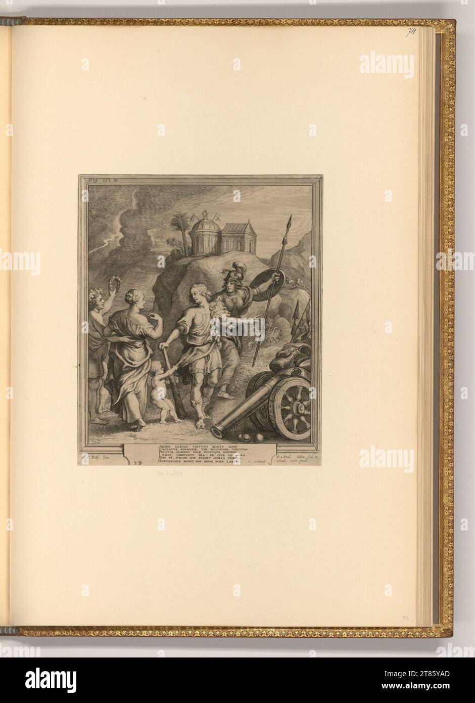 Theodor van Thulden (Engraver) Herakles on the crossroads. Copper ...