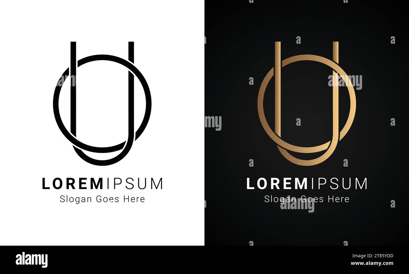 Uo letter design hi-res stock photography and images - Alamy