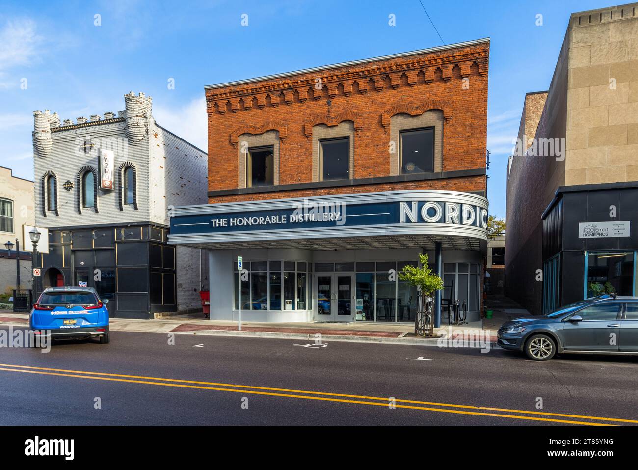 In the former Nordic Theater (1936 - 1994), the Honorable Distillery ...