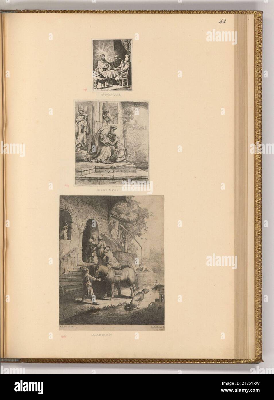 unbestimmt (Engraver) Scenes from the life of Jesus; The parable of the ...