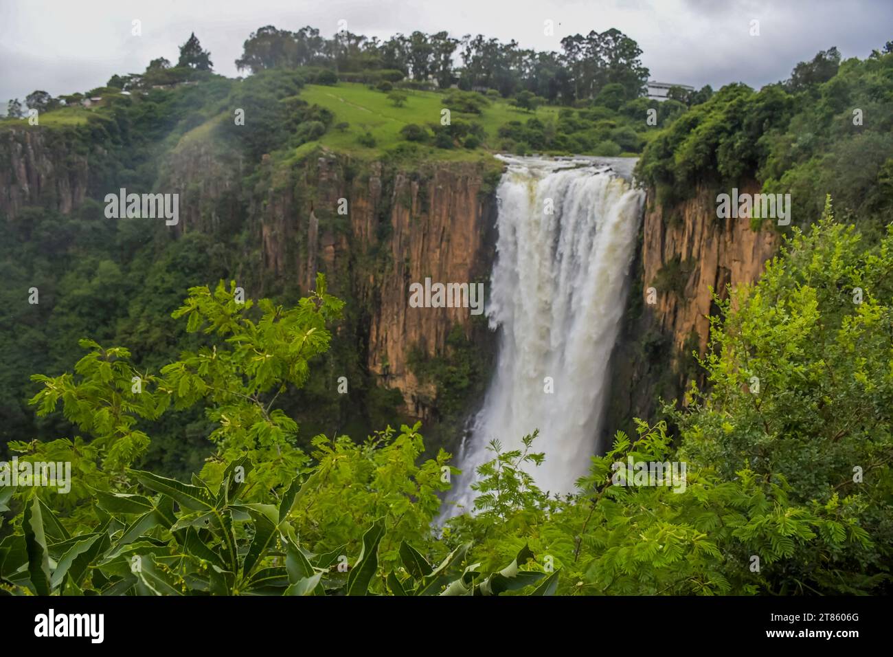 Howick falls waterfall on Umgeni river in Kzn midlands meander Stock ...