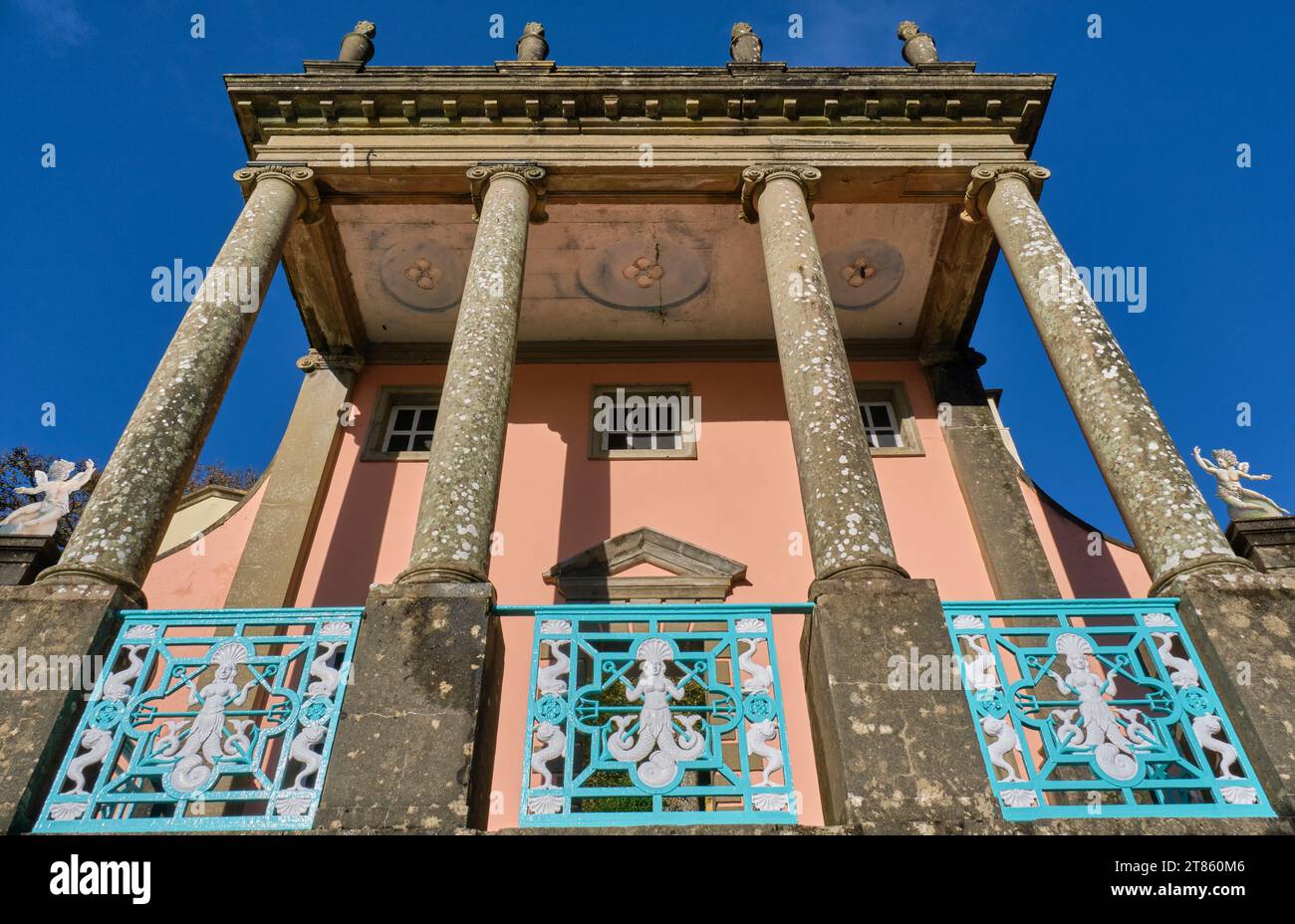 The Gothic Pavilion at Portmeirion, Gwynedd, Wales Stock Photo - Alamy