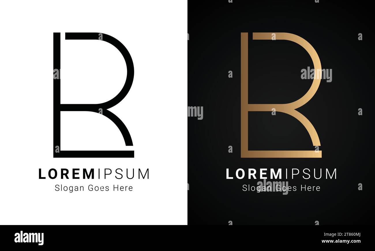 Letter lr logo hi-res stock photography and images - Alamy