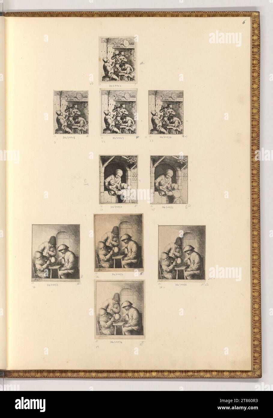 Adriaen van Ostade (Ausführende r Künstler in) Three smokers; Mother ...