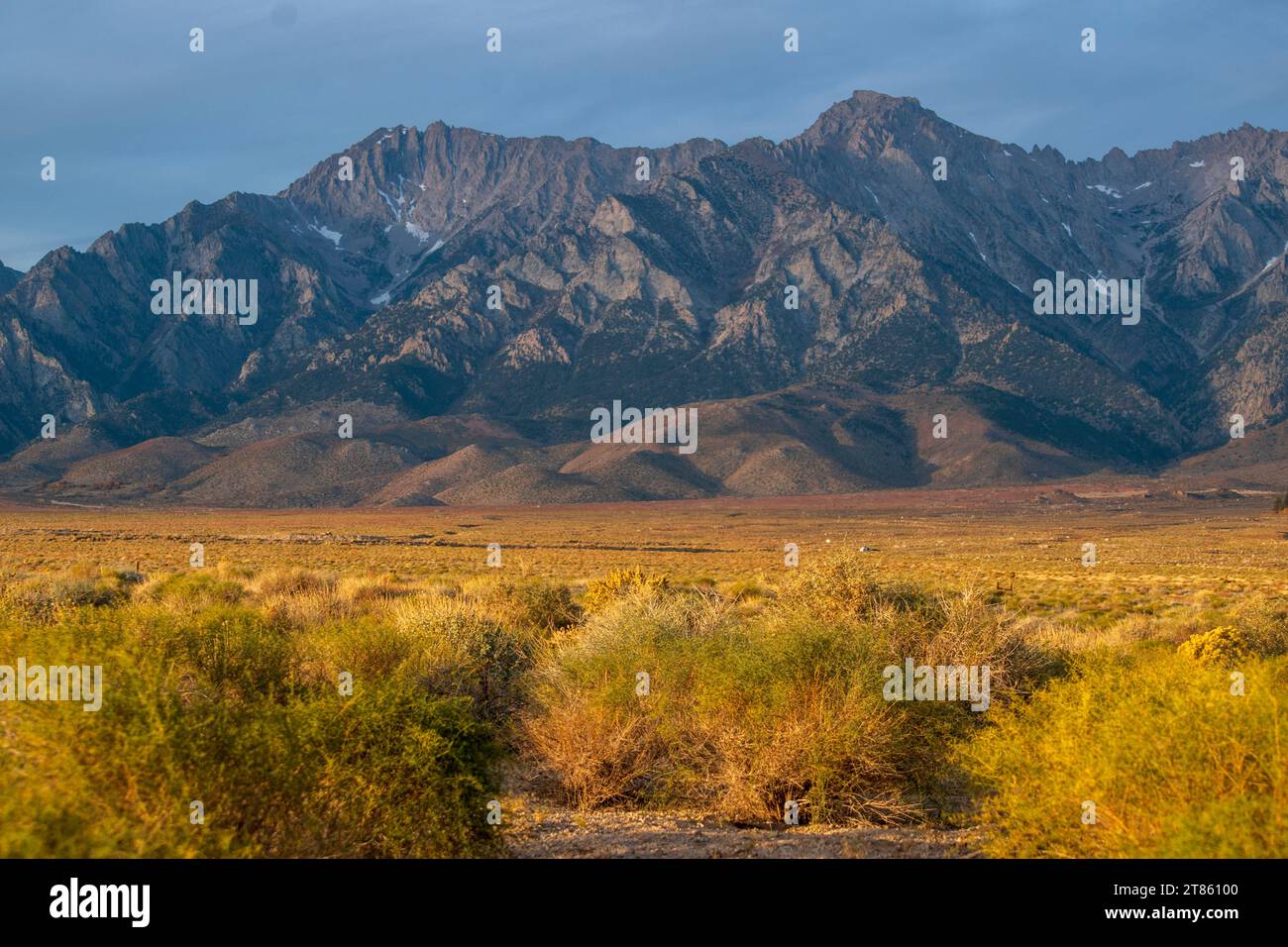 The Eastern Sierra in Inyo County, CA, is a jagged and majestic sight ...